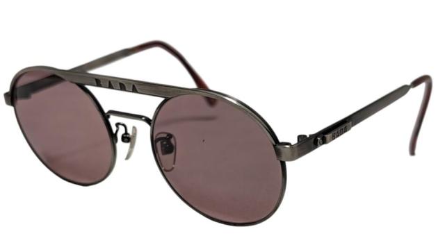 バダ グレイス BADA GRACE サングラス レディース メンズ 丸レンズ メタル ブラウン ヴィンテージ　ラウンド　クラシックツーブリッジ