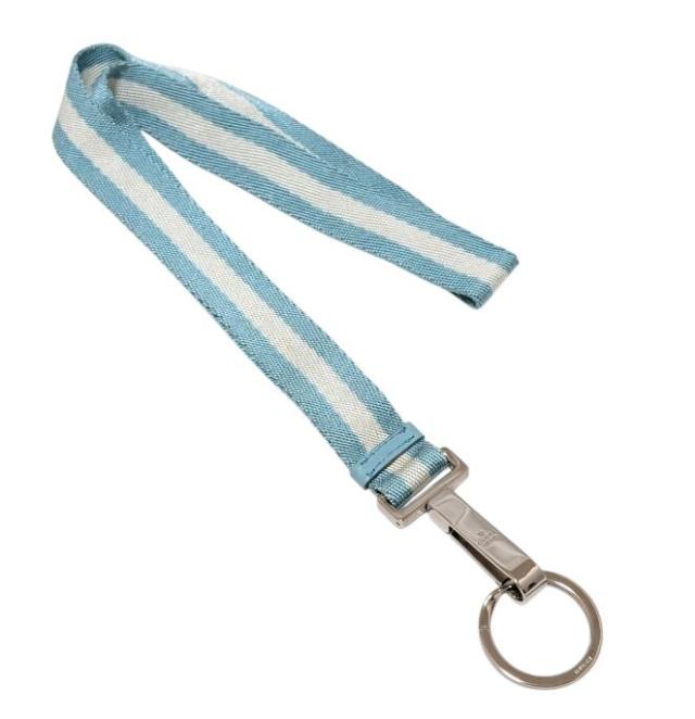 グッチ ネックストラップ ＩＤカードホルダー用 ライトブルー シルバー メンズ レディース ロングストラップ アクセサリー GUCCI  【中古