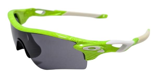 オークリー サングラス レーダーロック OO9206-32 フィンガープリント 指紋柄 ライムグリーン 蛍光色 Fingerprint レティーナバーン RADA