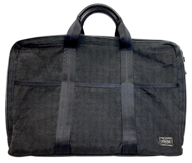 ポーター ビジネスバッグ ハイブリッド Ａ４収納 ブリーフケース 書類かばん  CORDURA dp　ブラック 黒 メンズ 吉田かばん  【中古】