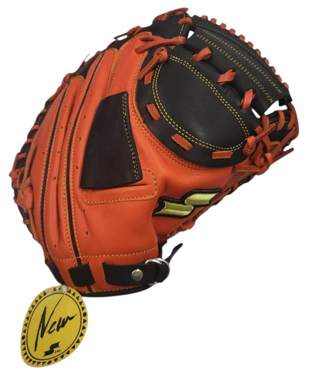 未使用 SSK SPM-600　エスエスケー 高橋モデル スーパープロ Lサイズ グローブ　キャッチャーミット　chachter mitt ブラック  オレンジ