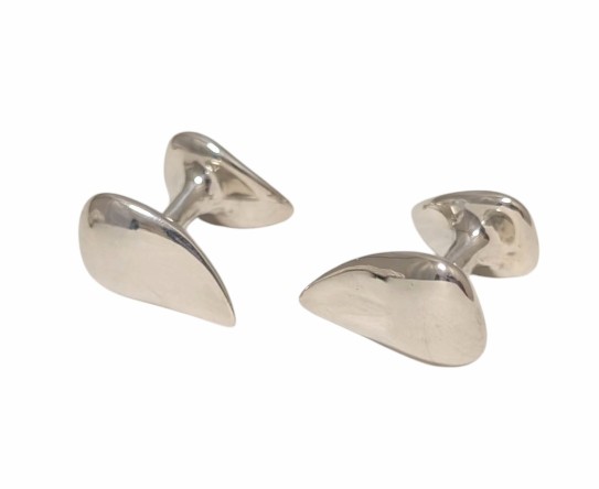 新品仕上げ済み ティファニー カフス カフリンクス エルサ ペレッティ シルバー ＳＶ925 メンズ アクセサリー ＴＩＦＦＡＮＹ＆Ｃo. 【中