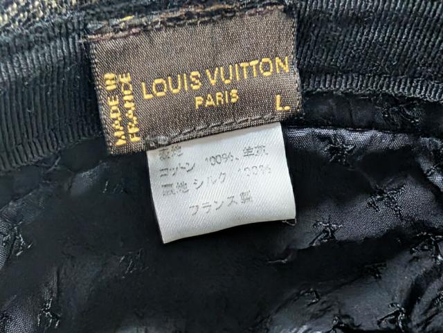 ルイヴィトン 帽子 ハット コットンキャンバス ストライプ ＃L