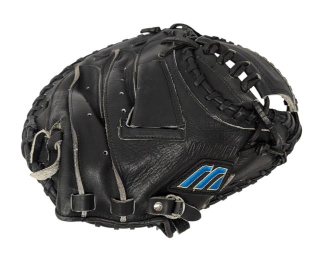 ミズノ グローブ ビューリーグ キャッチャーミット 捕手用　野球 Buw League MIZUNO ブラック 黒 右利き用　右投げ用　【中古】