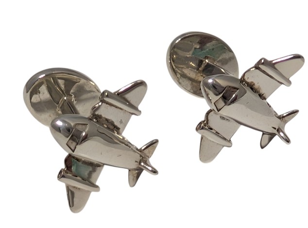 ティファニー カフス カフリンクス 飛行機 シルバー ＳＶ925 ＴＩＦＦＡＮＹ＆Ｃo. メンズ TIFFANY 【中古】