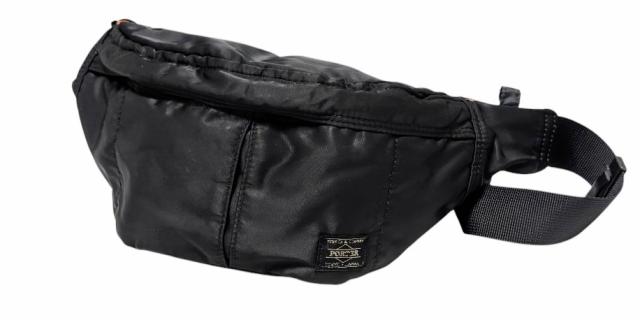 ポーター ウエストバッグ ボディバッグ ウエストポーチ タンカー ブラック 黒 ＰＯＲＴＥＲ メンズ レディース ボディバッグ 【中古】