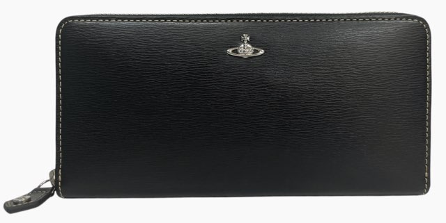 未使用 ヴィヴィアンウエストウッド 財布 ラウンドファスナー ブラック　黒 長財布 メンズ レディース オーブ　VWK507 Vivienne Westwood