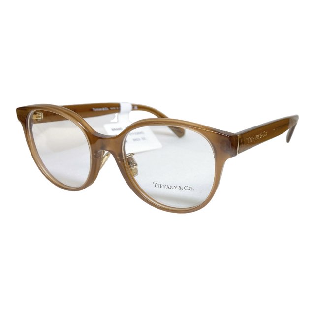 未使用 ティファニー メガネフレーム ティファニー ロゴ  Tiffany & Co. TF2264D アジアンフィット　Asian Fit TIFFANY ブラウン　クリア