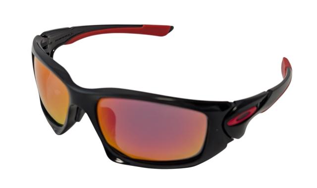 オークリー サングラス スカルペル SCALPEL ドゥカティ DUCATI アジアンフィット OO9134-10 ブラック レッド 偏光レンズ OAKLEY メンズ