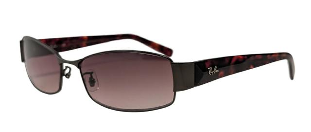 レイバン Ray-Ban サングラス アイウェア スクエア ＲＢ3377 べっ甲柄 ブラウン系 グラデーション メンズ レディース 【中古】