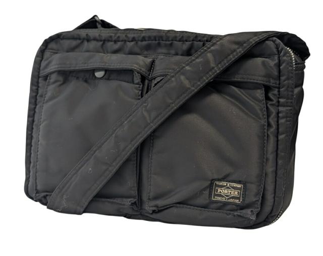 ポーター タンカー ショルダーバッグ スモール ブラック 黒 ナイロン メンズ レディース PORTER TANKER 斜め掛け メンズ レディース 吉田
