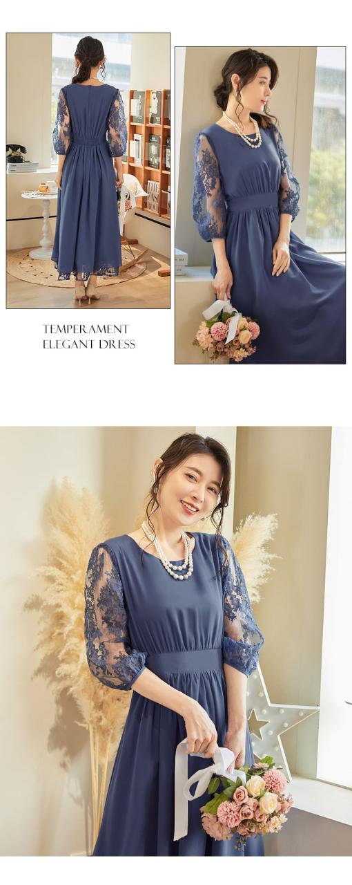 レビュー特典 パーティードレス フォーマルワンピース 大きいサイズ