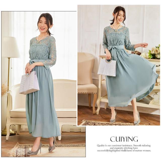 交換無料&レビュー特典 お呼ばれ ワンピース パーティードレス