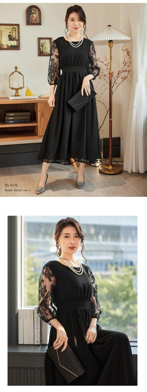 レビュー特典 パーティードレス フォーマルワンピース 大きいサイズ