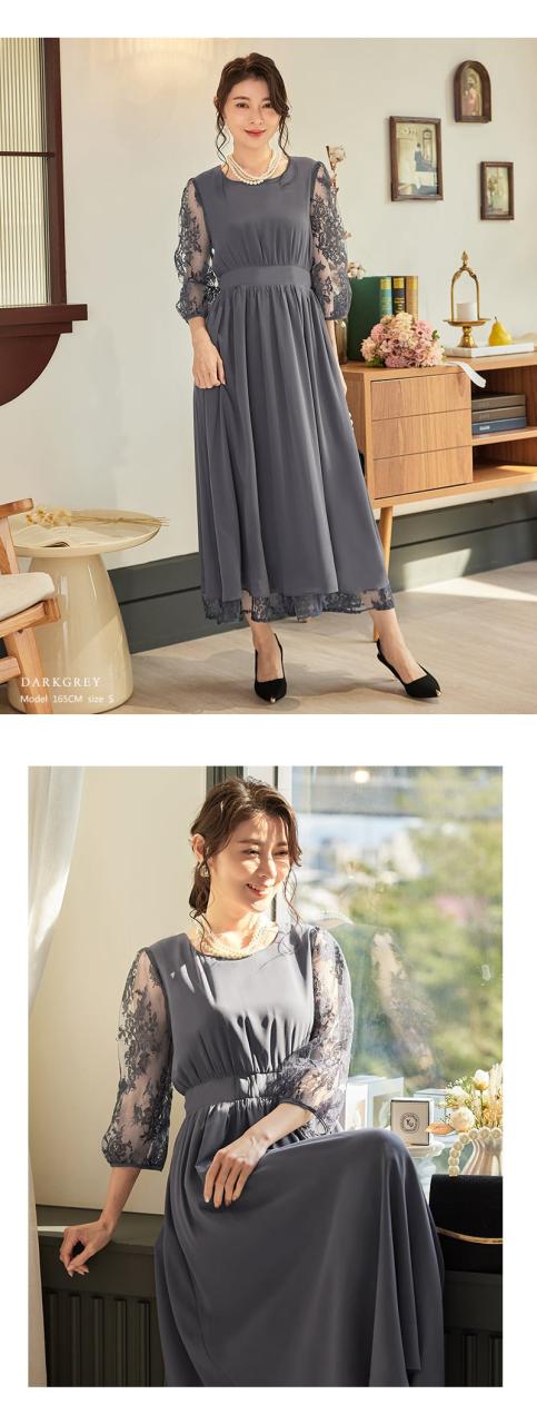 レビュー特典 パーティードレス フォーマルワンピース 大きいサイズ