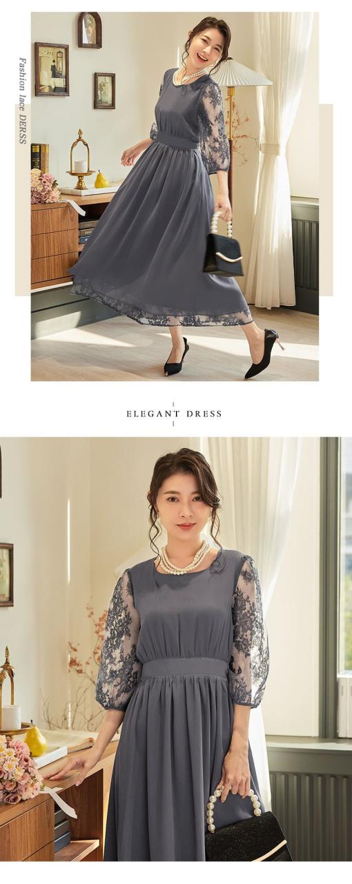 レビュー特典 パーティードレス フォーマルワンピース 大きいサイズ