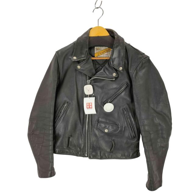 Schott(ショット) USA製 レザーダブルライダースジャケット メンズ  38【中古】【ブランド古着バズストア】