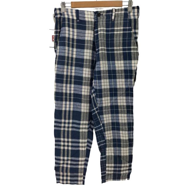 Ys(ワイズ) リネンチェックパンツ レディース  2【中古】【ブランド古着バズストア】
