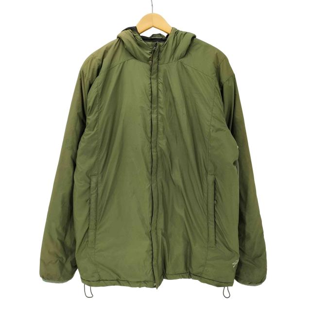 Stussy(ステューシー) 90-00S AUTHENTIC GEAR ECWCS GEN3 LEVEL7 型 裾 ロゴ フーデッド 中綿 マウンテン パーカー ジャケット メンズ import：L 【中古】【ブランド古着バズストア】