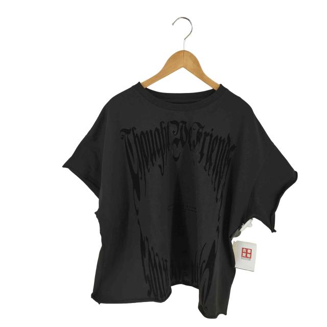 USED古着(ユーズドフルギ) {{houghtwefriends}} カットオフTシャツ レディース JPN：S 【中古】【ブランド古着バズストア】