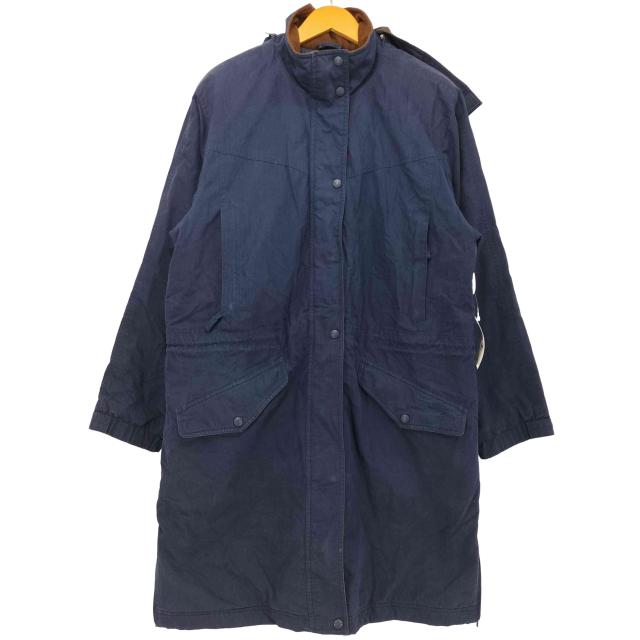 L.L.Bean(エルエルビーン) 裏地チェック 中綿 ロングコート マウンテンパーカー レディース import：L 【中古】【ブランド古着バズストア】