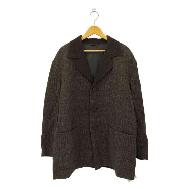 ISSEY MIYAKE(イッセイミヤケ) 94AW 黒タグ ウールコットン テクスチャード ネップ 3B ジャケット メンズ JPN：M 【中古】【ブランド古着バズストア】