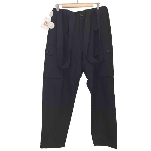 Ujoh(ウジョー) WOOL GABARDINE PAPER FINISH SUSPENDER PANTS ウール ギャバジン サスペンダー パンツ メンズ JPN：2 【中古】【ブランド古着バズストア】