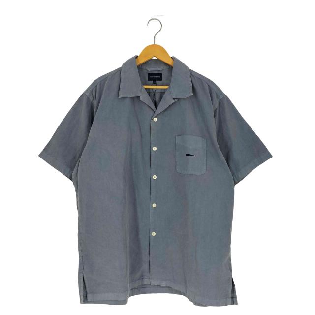 DESCENDANT(ディセンダント) 25SS S WIND OPEN COLLAR SS SHIRT PIGMENT DYE ウインド オープンカラー シャツ ピグメントダイ メンズ JPN：4 【中古】【ブランド古着バズストア】