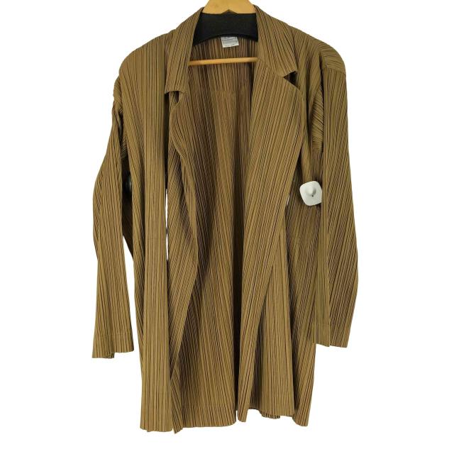 ISSEY MIYAKE(イッセイミヤケ) ボタンレス プリーツジャケット レディース JPN：M 【中古】【ブランド古着バズストア】 ISSEY MIYAKE(イッセイミヤケ) ボタンレス プリーツジャケット
