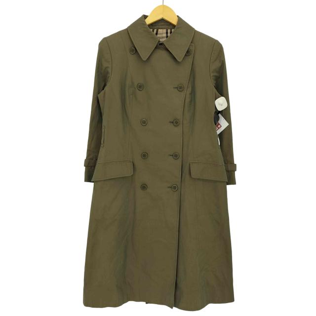 BURBERRYS(バーバリーズ) 60-70s イングランド製 小文字タグ REGDタグ 裏地ノバチェック 玉蟲 トレンチコート レディース 表記無 【中古】【ブランド古着バズストア】