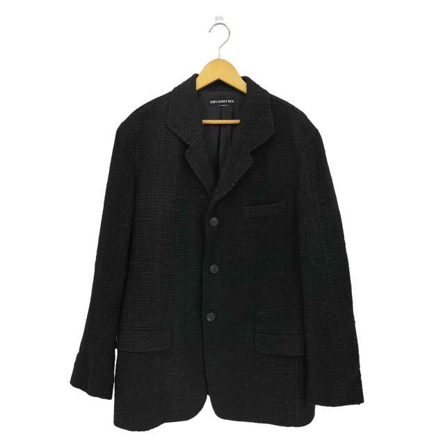 ISSEY MIYAKE MEN(イッセイミヤケメン) 00-10s 黒タグ 裂織 3B テーラードジャケット メンズ 表記無 【中古】【ブランド古着バズストア】