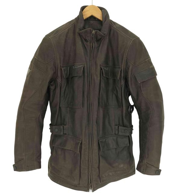 USED古着(ユーズドフルギ) {{DAINESE}} ライナー付き レザー ライディング ジャケット プロテクター メンズ EUR：46 【中古】【ブランド古着バズストア】