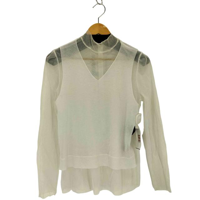 UNDERCOVER(アンダーカバー) Layered high-neck top ハイネック シアートップ レディース  3【中古】【ブランド古着バズストア】