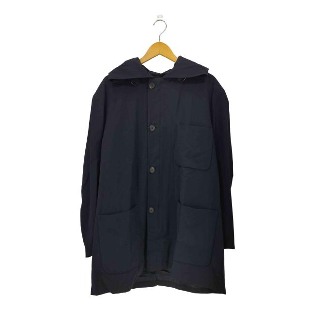 Ys for men(ワイズフォーメン) 90s ウールギャバジン 2WAY カラー フードジッパー 4B オーバージャケット メンズ JPN：M 【中古】【ブランド古着バズストア】