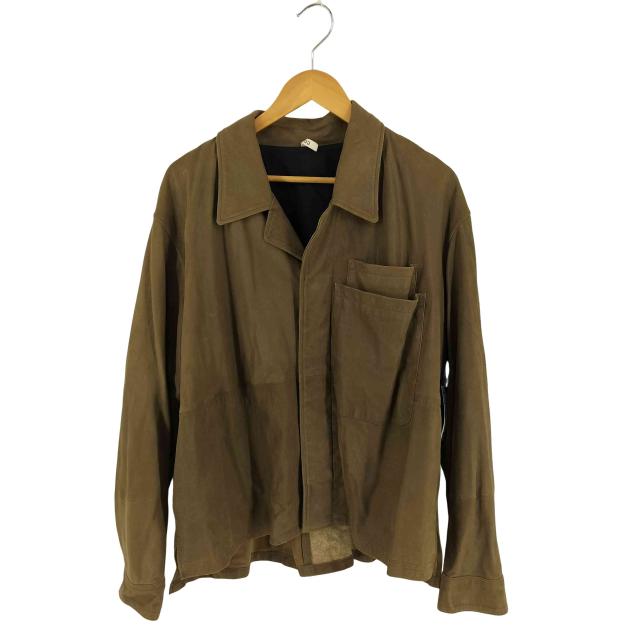 USED古着(ユーズドフルギ) {{CCU}}RAY OPEN COLLAR SHIRT JACKET メンズ  2【中古】【ブランド古着バズストア】