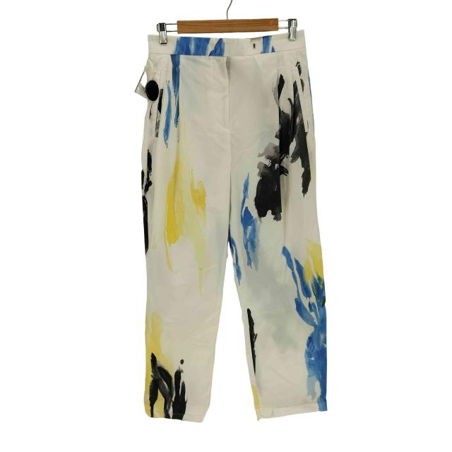3.1 phillip lim(スリーワンフィリップリム) ブラシペイントプリントテーパードパンツ レディース  2【中古】【ブランド古着バズストア】
