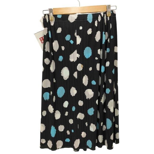 PLEATS PLEASE ISSEY MIYAKE(プリーツプリーズイッセイミヤケ) 10SS プリーツ ドット 水玉 スカート レディース JPN：3 【中古】【ブランド古着バズストア】