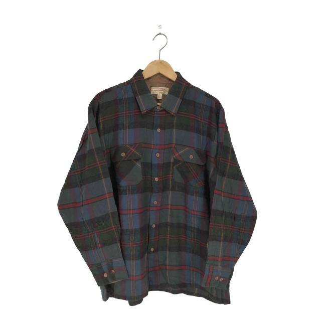 ARROW(アロー) SPORTSWEAR BIG LONG SLEEVE 襟芯 フラップポケットチェックシャツ メンズ  1X【中古】【ブランド古着バズストア】