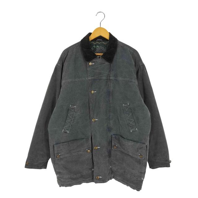 USED古着(ユーズドフルギ) USED HARD WARE 襟コーズ 裏地総柄キルティング 中綿 ハンティングジャケット メンズ 表記無 【中古】【ブランド古着バズストア】