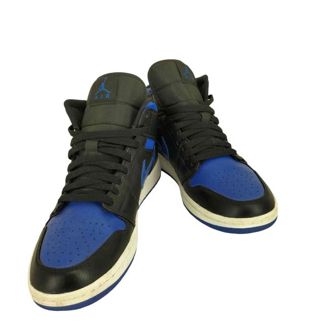 JORDAN BRAND(ジョーダンブランド) NIKE AIR JORDAN 1 MID BLACK/BLUE メンズ JPN：27.5 【中古】【ブランド古着バズストア】