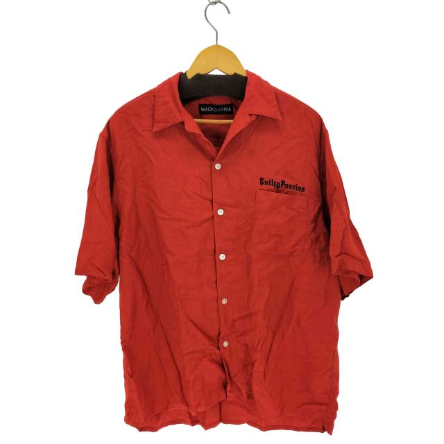 WACKO MARIA(ワコマリア) 刺繍 オープンカラーテンセルシャツ メンズ JPN：L 【中古】【ブランド古着バズストア】