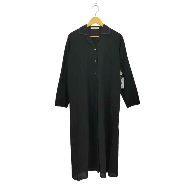 Ys for living(ワイズフォーリビング) ワッシャー加工 パイピングデザイン ハーフボタン シャツ ワンピース レディース 表記無 【中古】【ブランド古着バズストア】