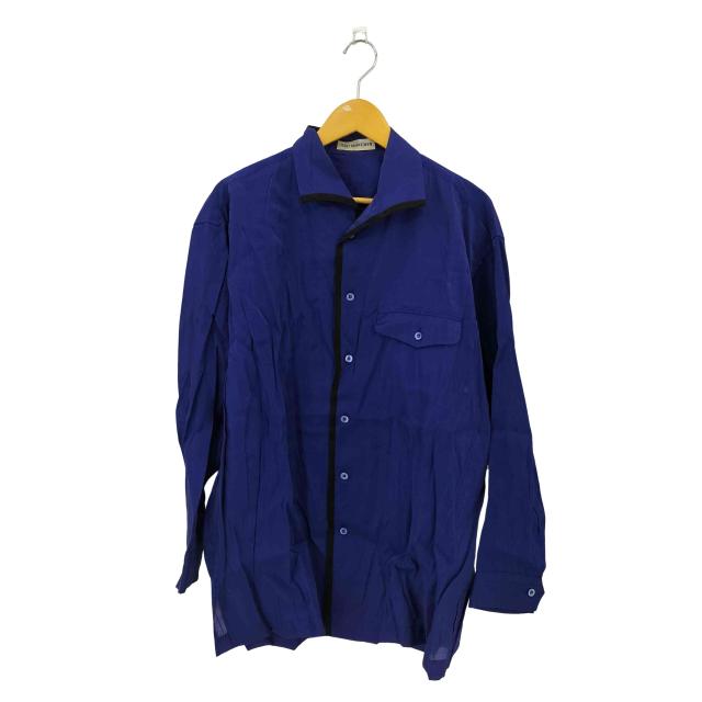 ISSEY MIYAKE MEN(イッセイミヤケメン) 96AW 銀タグ レーヨンナイロン 開襟 オープンカラー パジャマシャツ メンズ JPN：L 【中古】【ブランド古着バズストア】