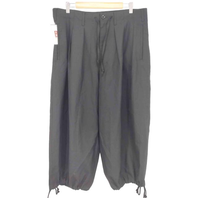 Ground Y Yohji Yamamoto(グラウンドワイヨウジヤマモト) 23AW WOOL POLYESTER GABARDINE BALLOON PANTS バルーンパンツ メンズ JPN：3 【中古】【ブランド古着バズストア】