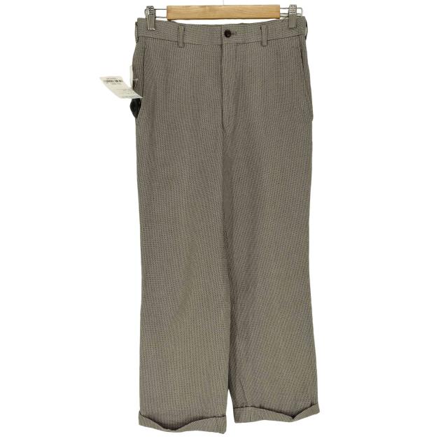 COMME des GARCONS HOMME HOMME(コムデギャルソンオムオム) AD1999 00SS 総柄コットンスラックス 裾ダブル メンズ  S【中古】【ブランド古着バズストア】