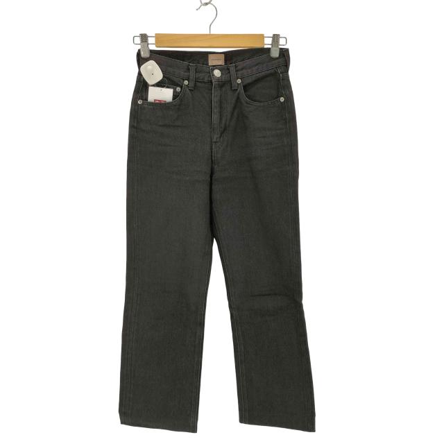 USED古着(ユーズドフルギ) {{THE SHISHIKUI}} ストレートブラックデニムパンツ レディース  24【中古】【ブランド古着バズストア】