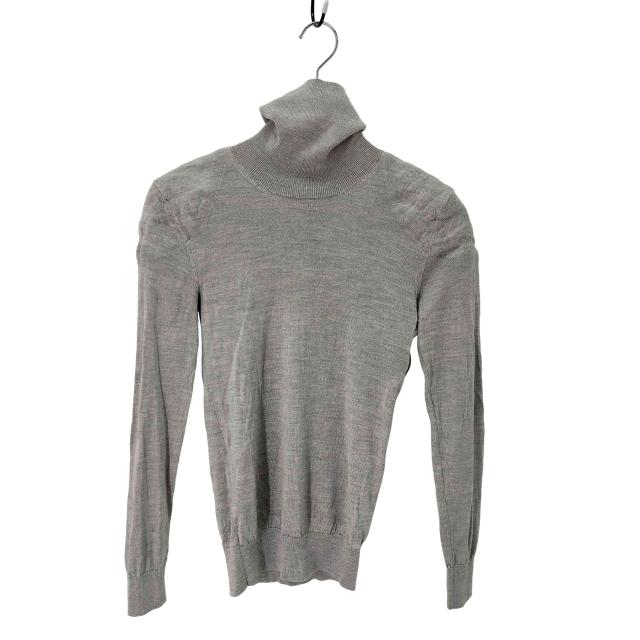 Maison Martin Margiela(メゾンマルタンマルジェラ) ここのえ期 白タグ タートルネック 肩パット ウールシルク ニット メンズ import：S 【中古】【ブランド古着バズストア】