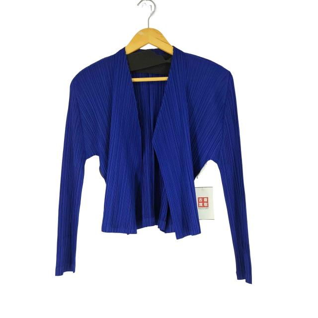 PLEATS PLEASE ISSEY MIYAKE(プリーツプリーズイッセイミヤケ) POWAN プリーツカーディガン レディース 表記無 【中古】【ブランド古着バズストア】