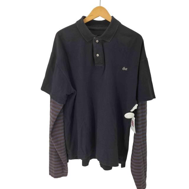 ERL(イーアールエル) DOUBLE SLEEVE POLO T-SHIRT メンズ import：L 【中古】【ブランド古着バズストア】