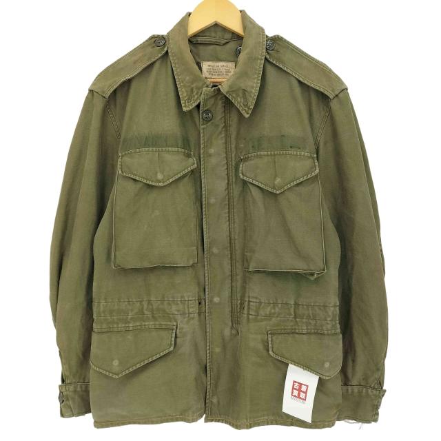 U.S. ARMY(ユーエスアーミー) 60年製 CROWNジップ 中期型 M-51 フィールドジャケット ウエストシェイプリメイク メンズ  REGULAR SMALL【中古】【ブランド古着バズストア】